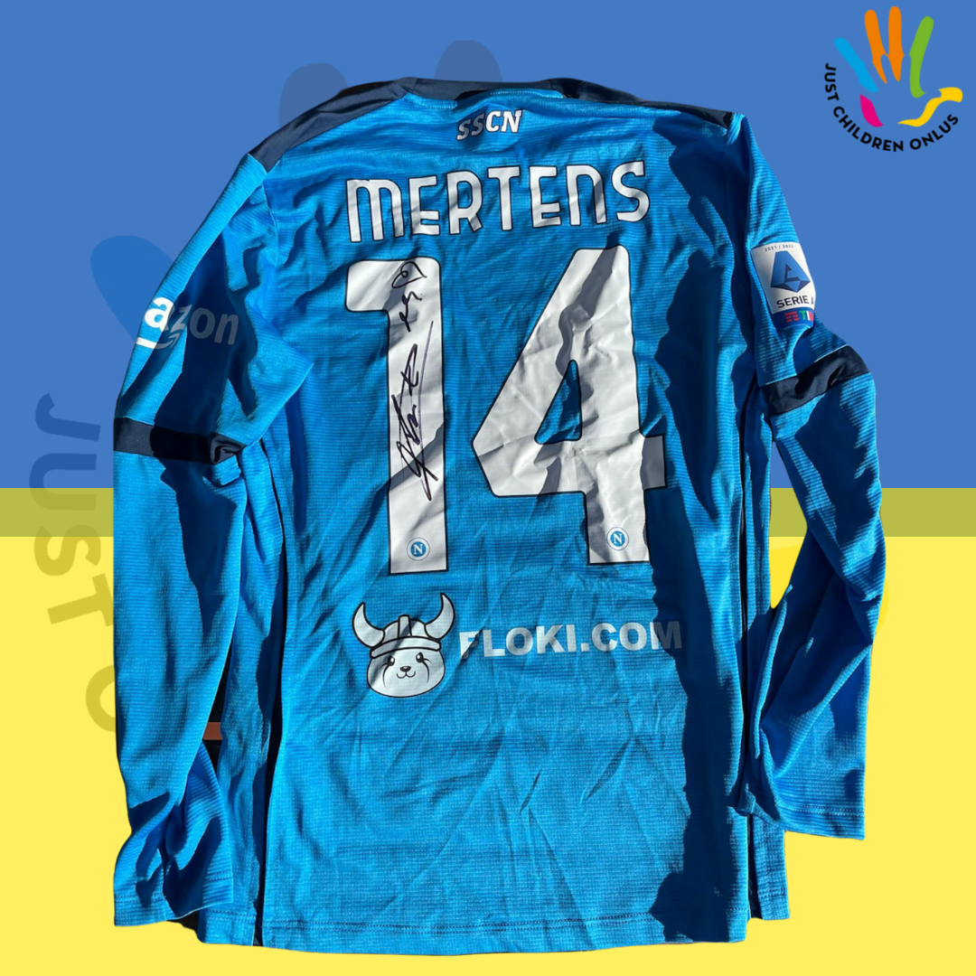MAGLIA GARA DRIES MERTENS SERIE A TIM 2021-22 - Just Children Onlus